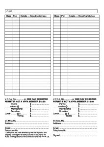 Entry form - 2021 | Poultry Stud Breeders & Exhibitors : Poultry Stud ...